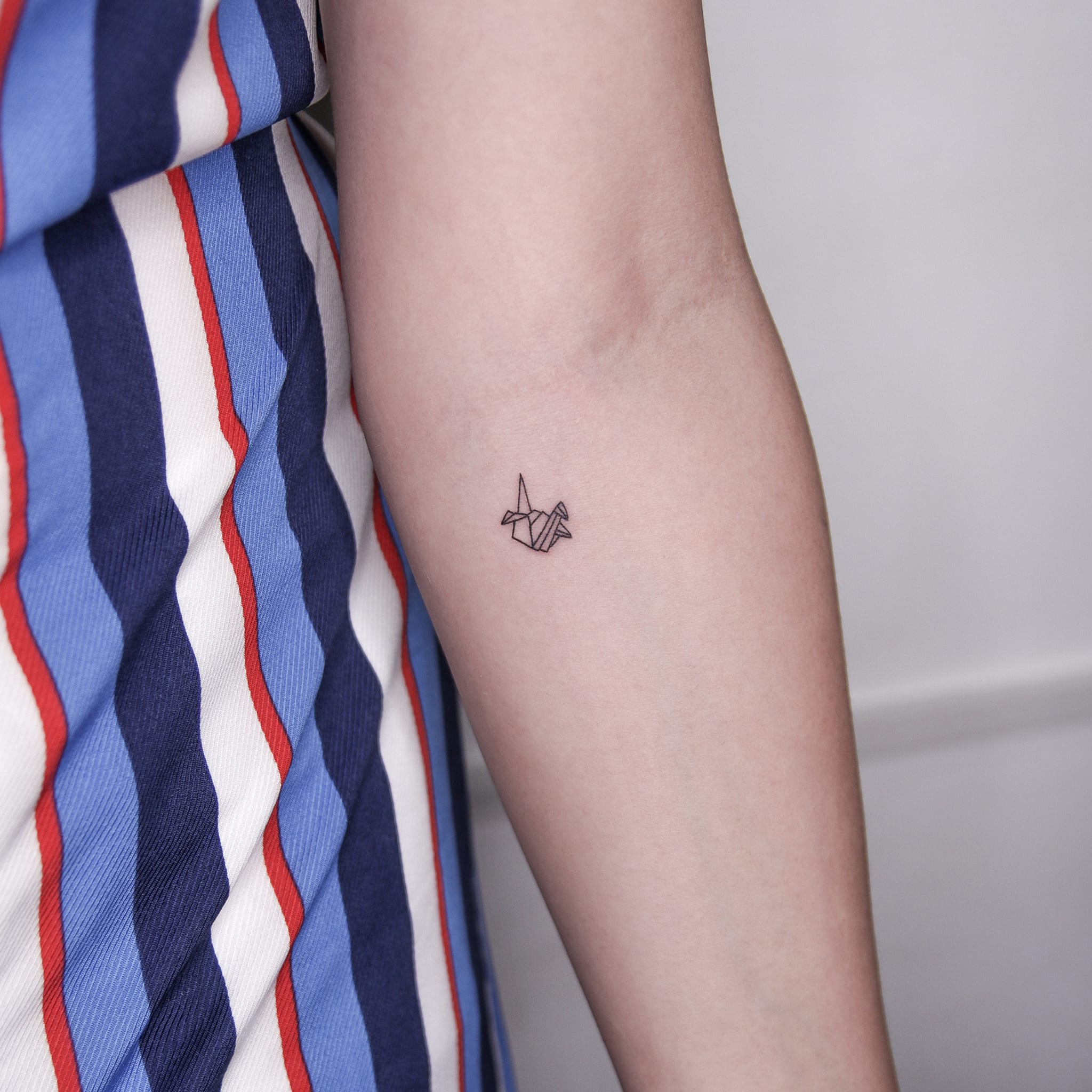 Paper Crane Tattoo Meaning Got To Design This Origami Bird For AJ
