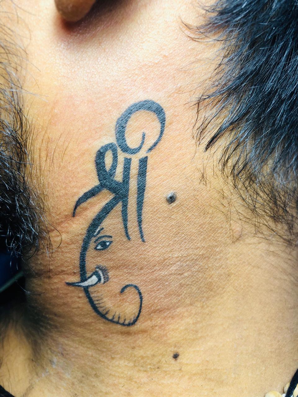 Om Ganesh Tattoo Designs