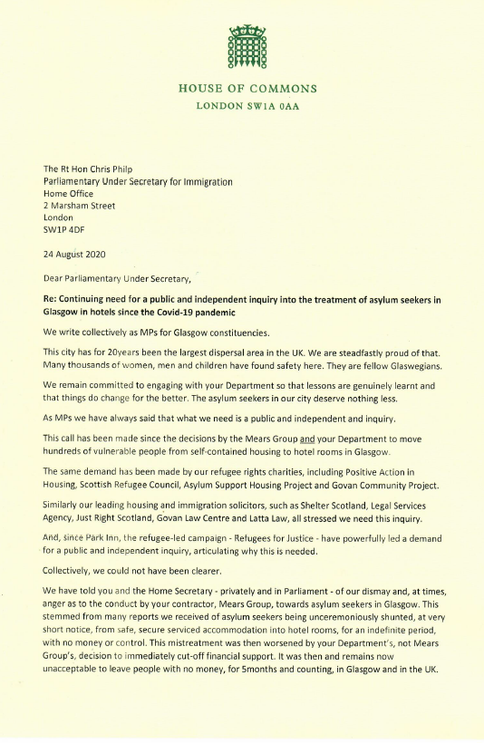 Chris Stephens MP: "After walking out a chaotic meeting with the Home ...