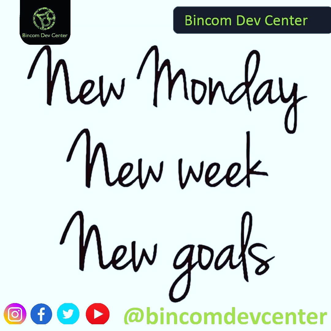 Bincom Dev Center on Twitter: "Happy new week everyone from Bincom Dev Center. #mondays # ...
