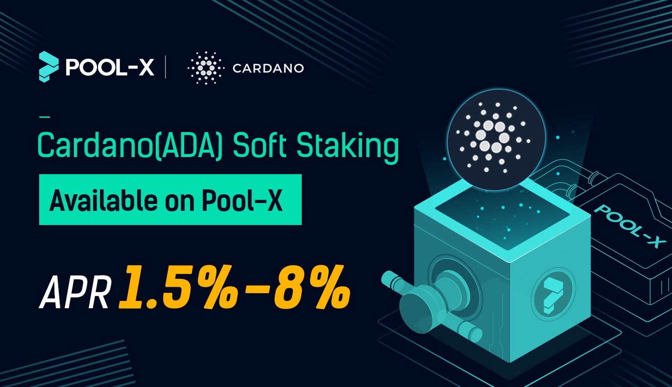 Pool-X(Exchange Staked-Crypto) on Twitter: "Pool-X Will Launch Cardano $ADA Soft Staking, Hold ...