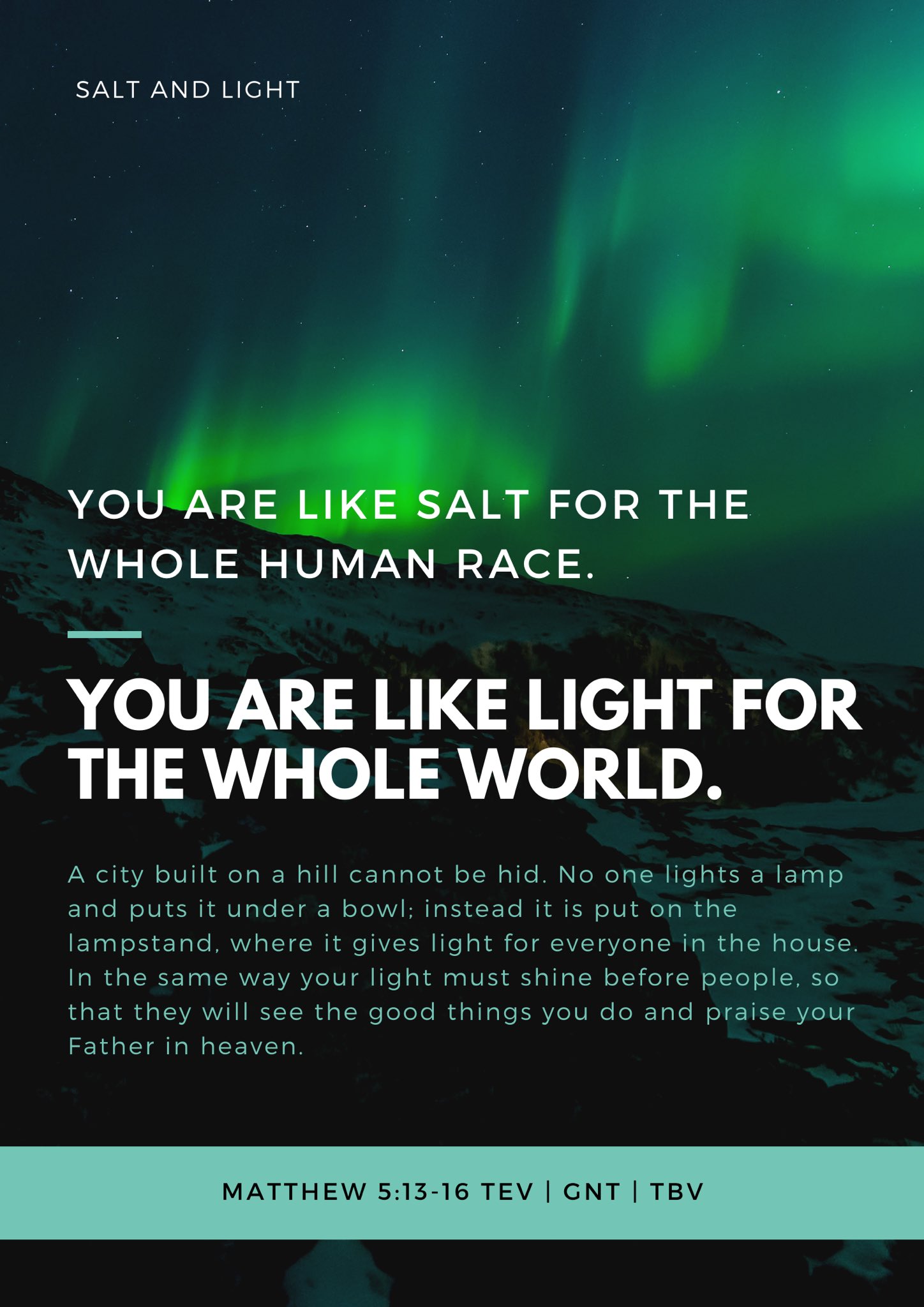 Salt And Light Bible Verse Salt Of The Earth: The Bible's Meaning To