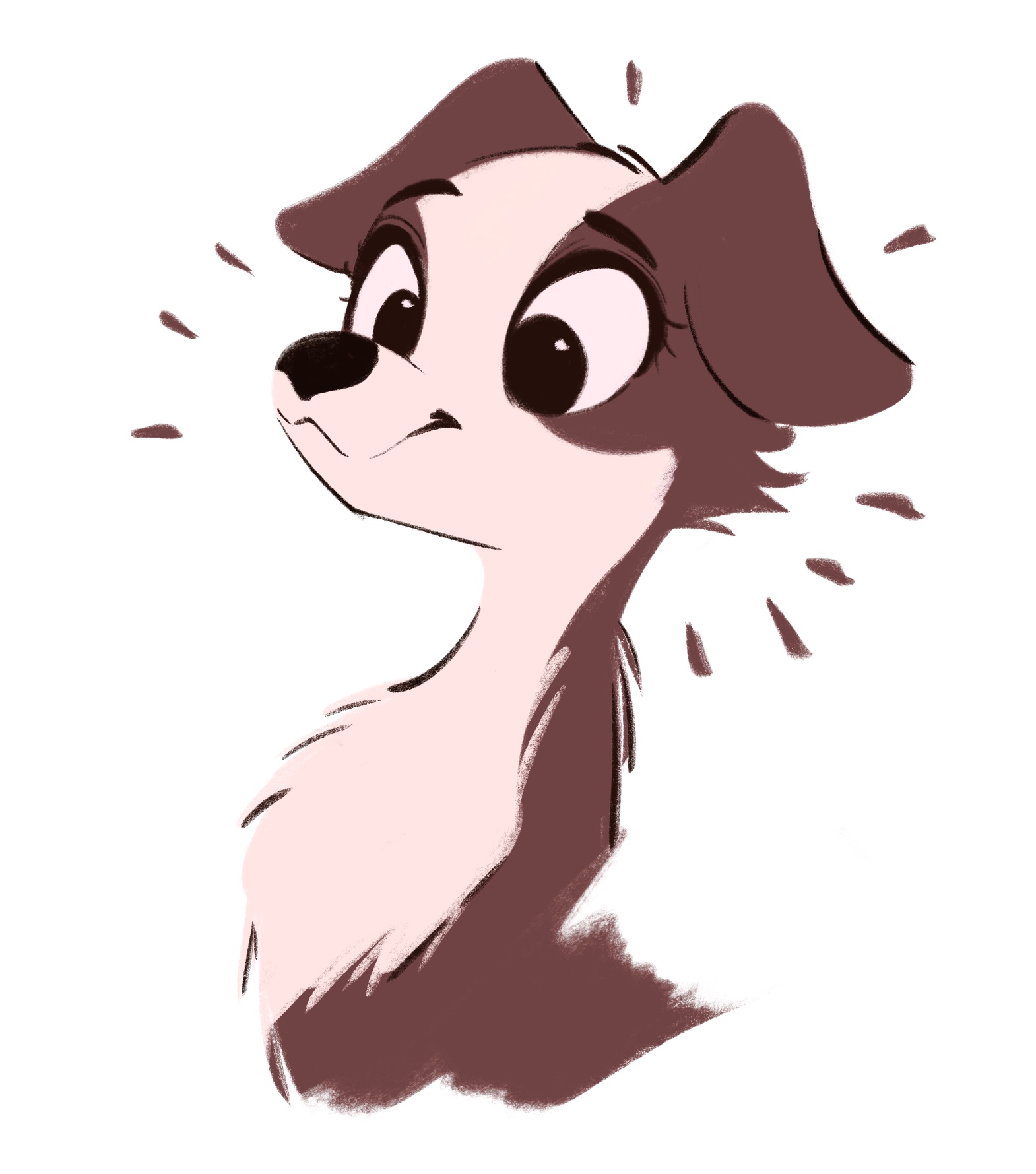 The Big ImageBoard (TBIB) - 2020 black eyebrows black eyes black nose brown body brown ears ...