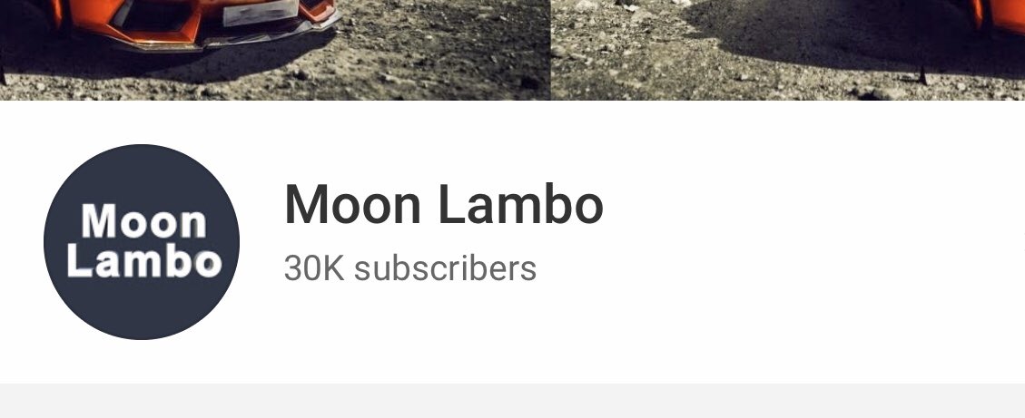 Moon Lambo on Twitter: "Just hit 30,000 subscribers on YouTube! You’re all so amazing 🙏 my ...