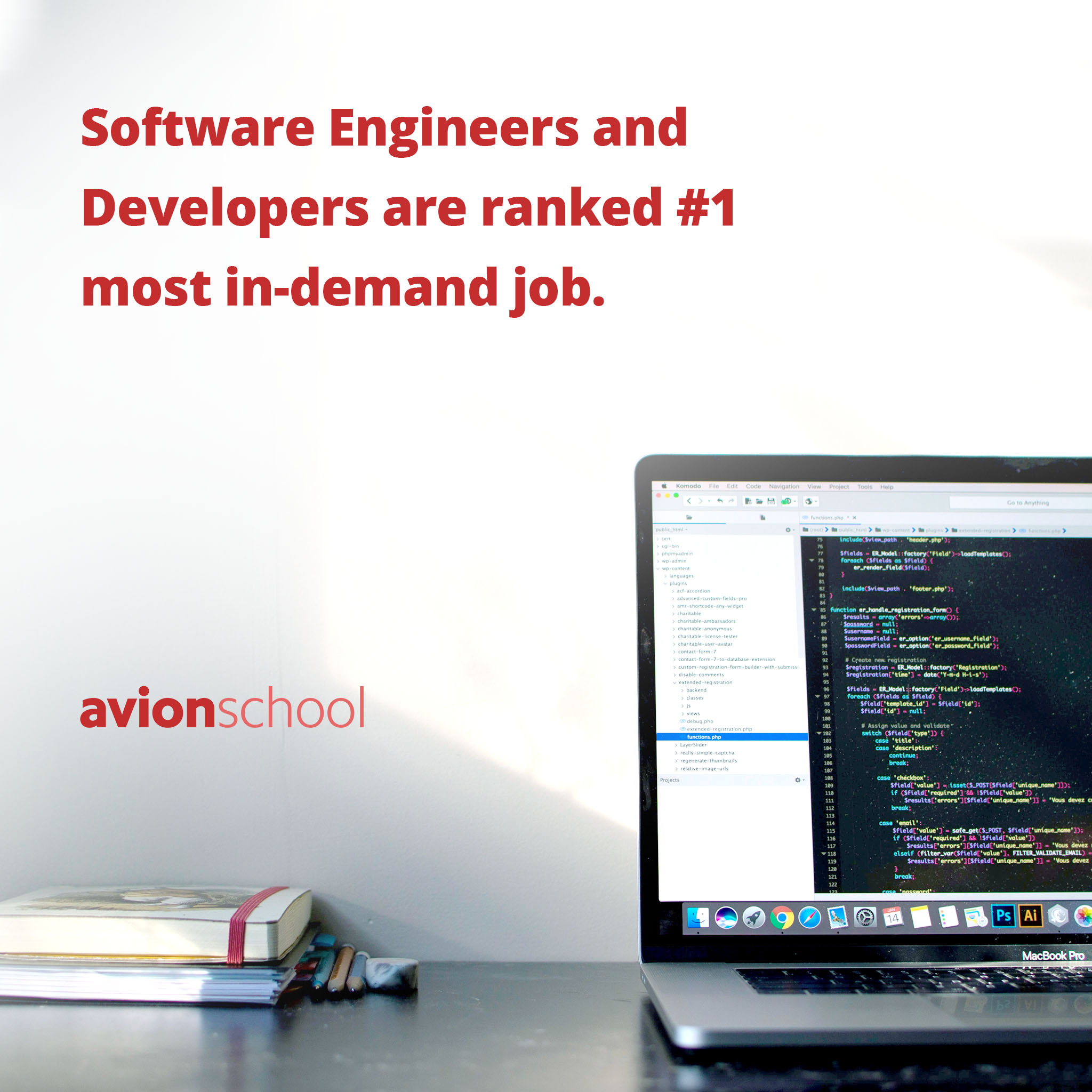 Avion School on Twitter: "Sofware Engineers and Developers are ranked #1 as the most in-demand ...