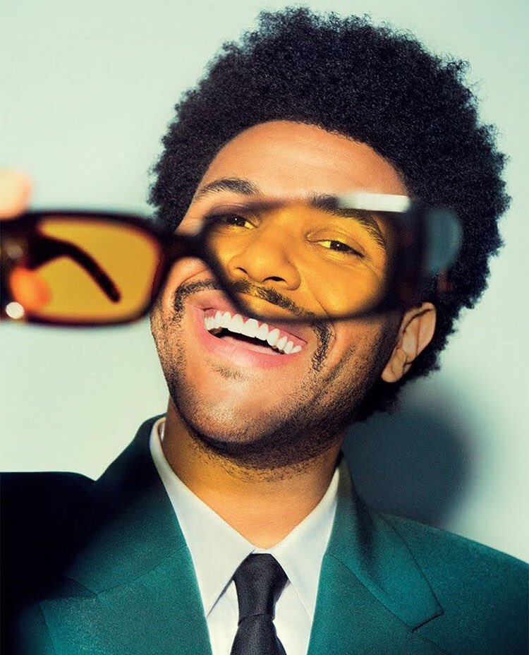 The Weeknd Smiling