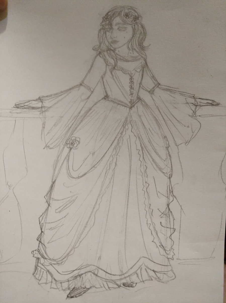 Baroque Fashion Sketch