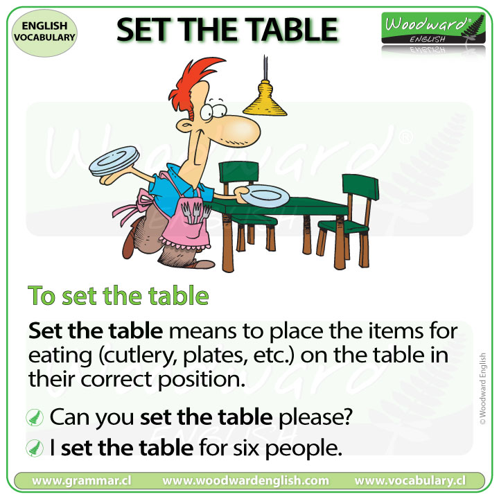 Set The Table Chore