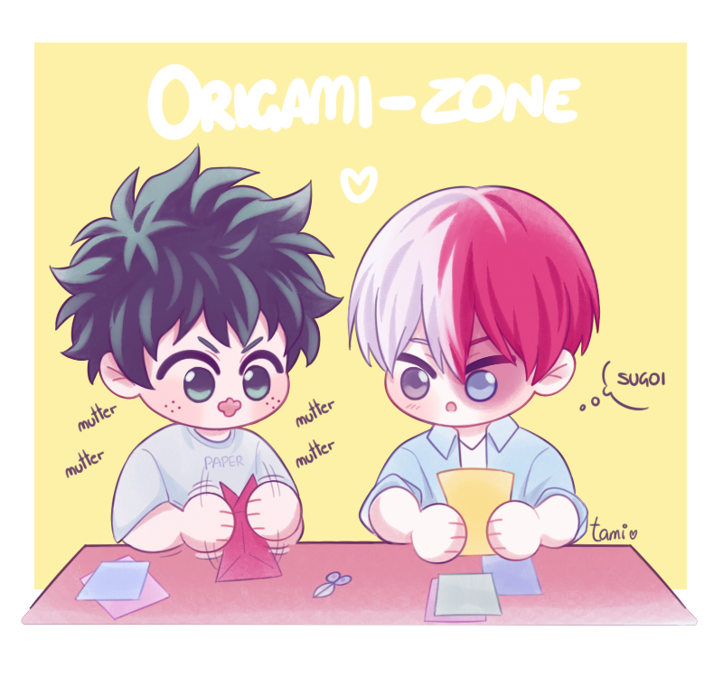 「sometimes round face sketch shouto doesn't make it to the fi」Tami 🍰 🌈の漫画