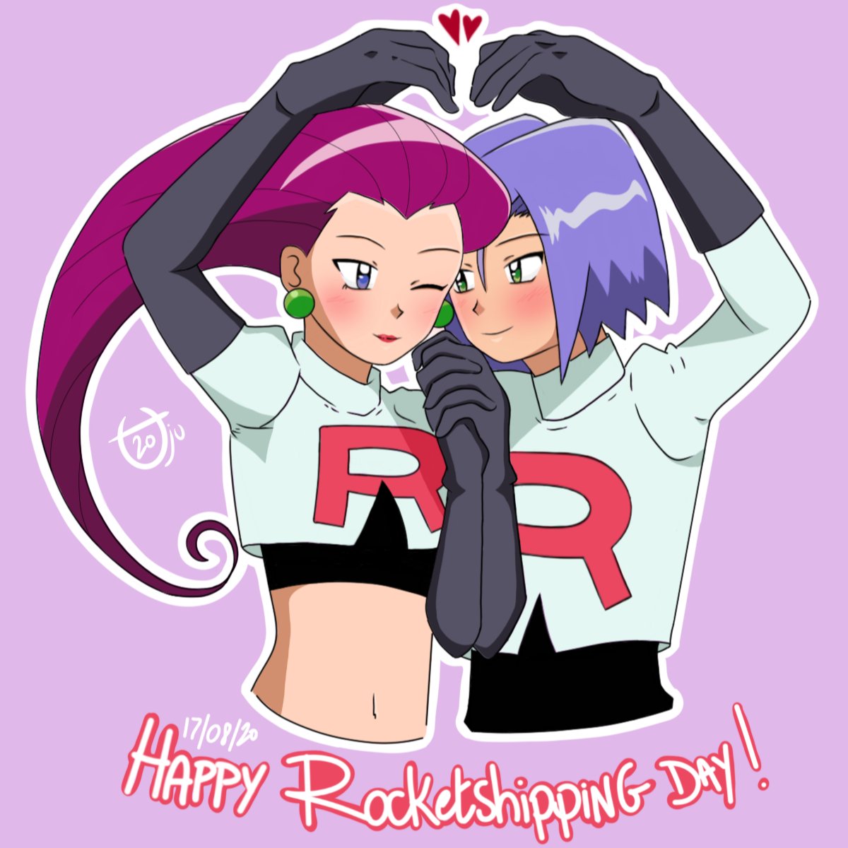 Team Rocket Jessie And James Kiss