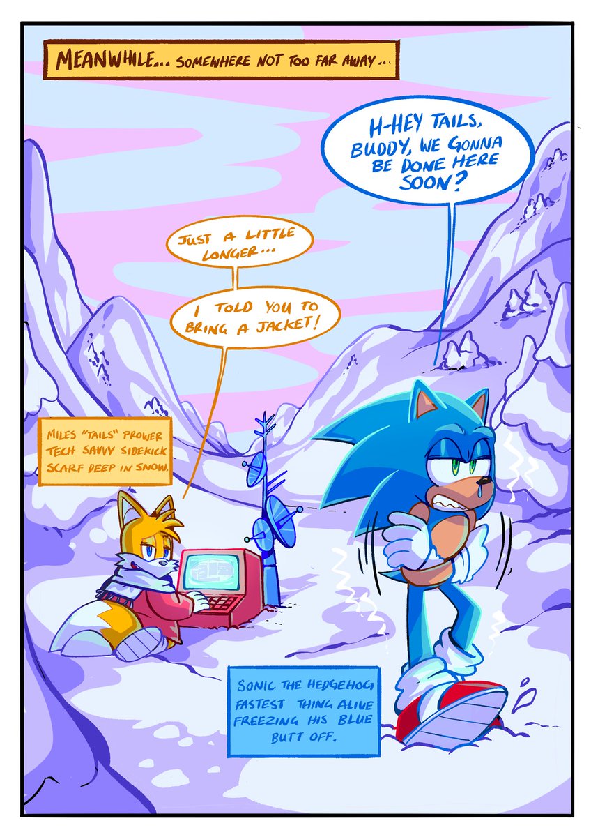 「Sonic Bonds, page 5! #SonicTheHedgehog #sonicartist 」🌸Jelly🌸 commissions open!の漫画