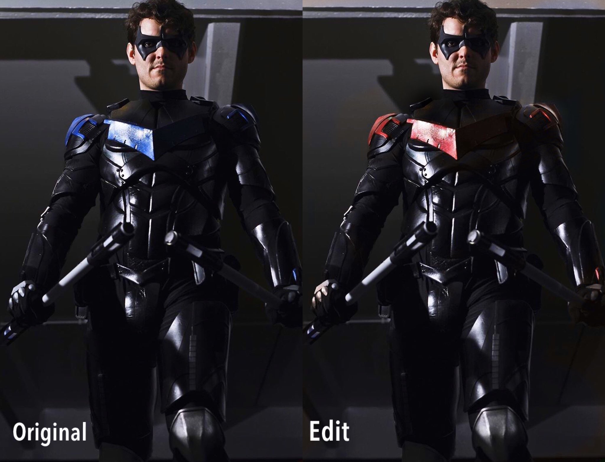 Batman Arkham City Nightwing Suit
