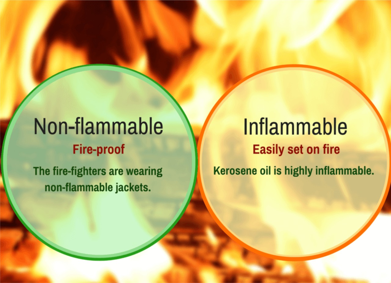 Inflammable Vs Flammable