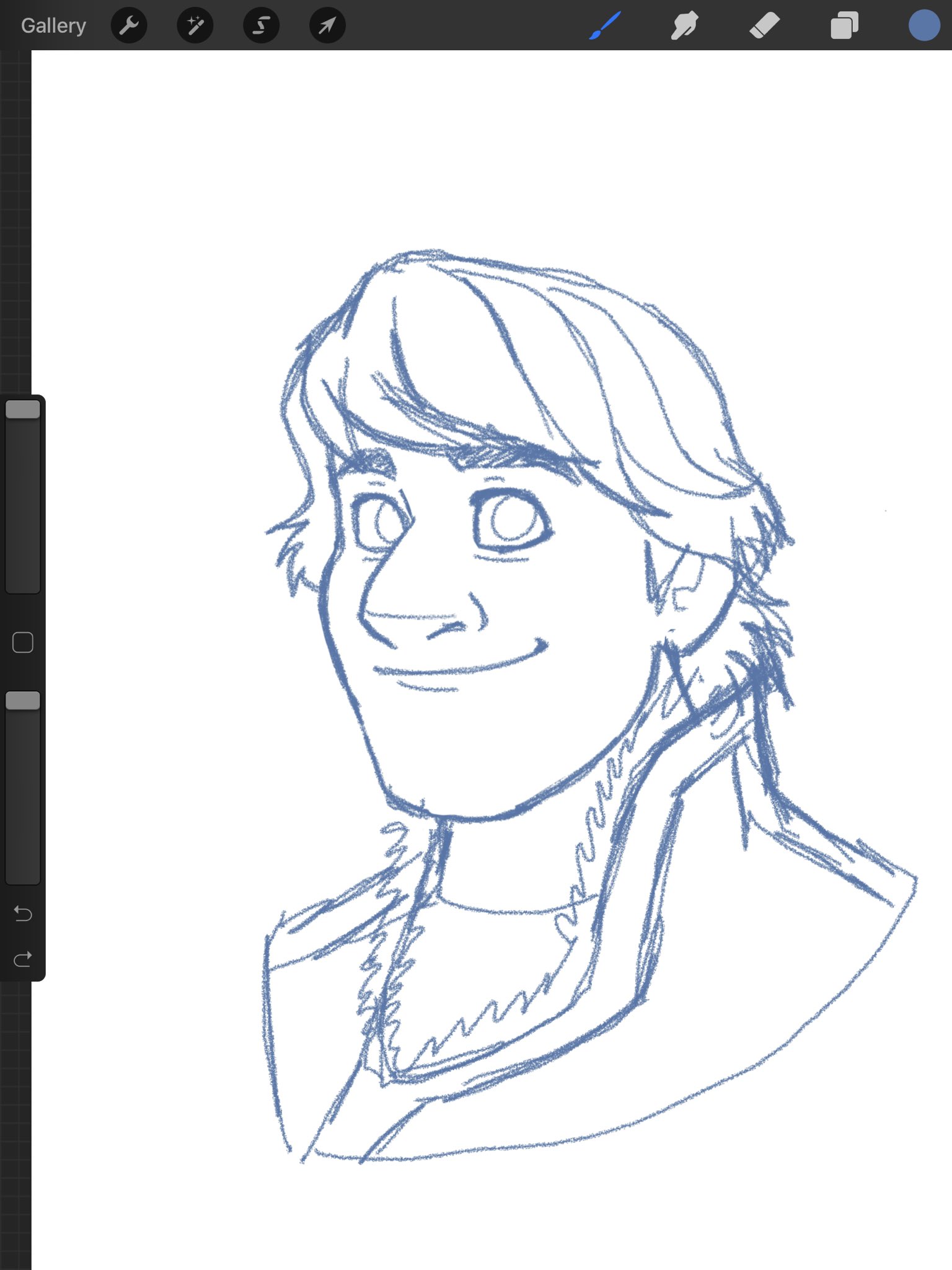 How To Draw Frozen Kristoff