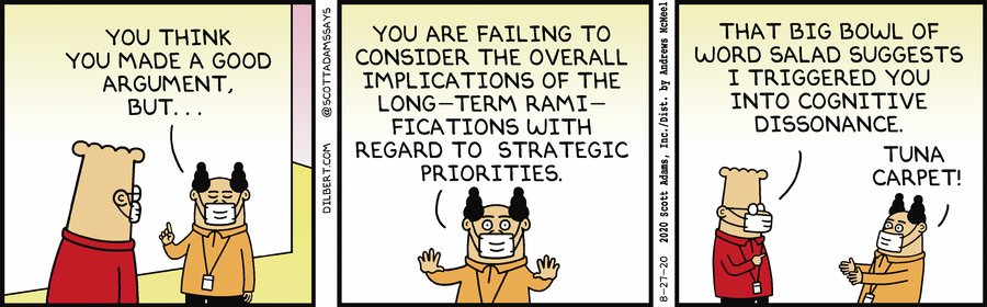 Cognitive Dissonance Dilbert