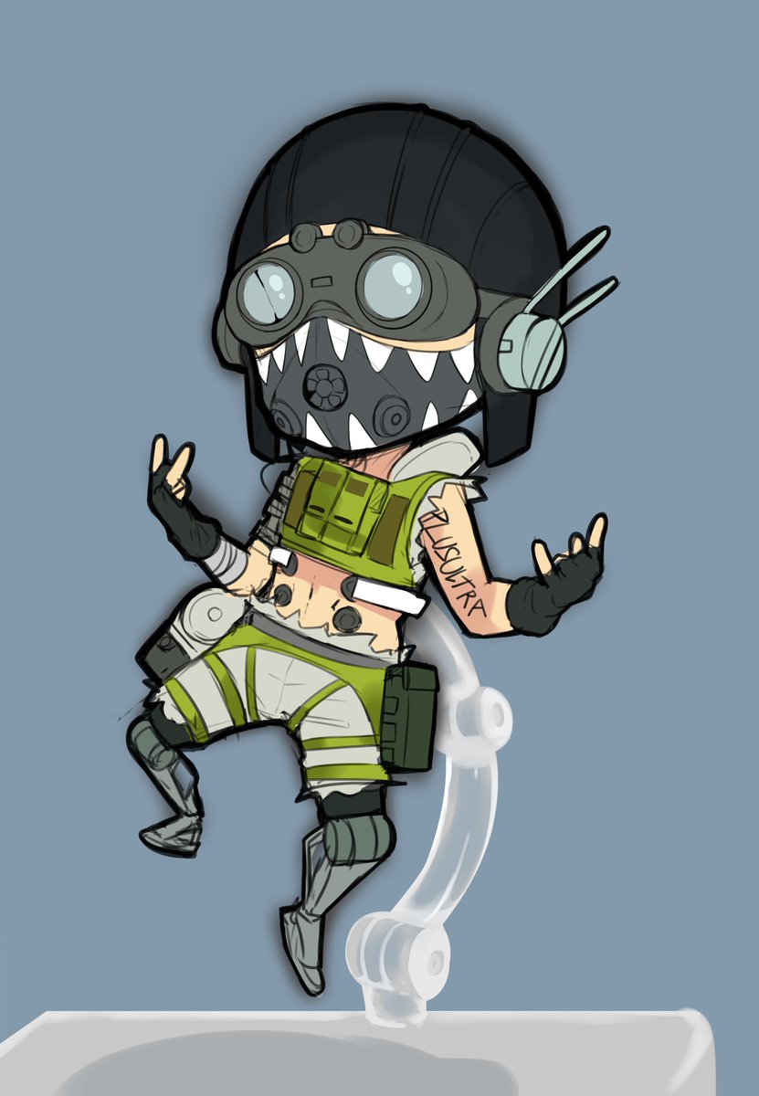 「 Apexlegends ねんどろいどレイスが出るんだったら後々オクタンも出る」 けーしむ 金曜日西 み 02b イラスト本メロブにて