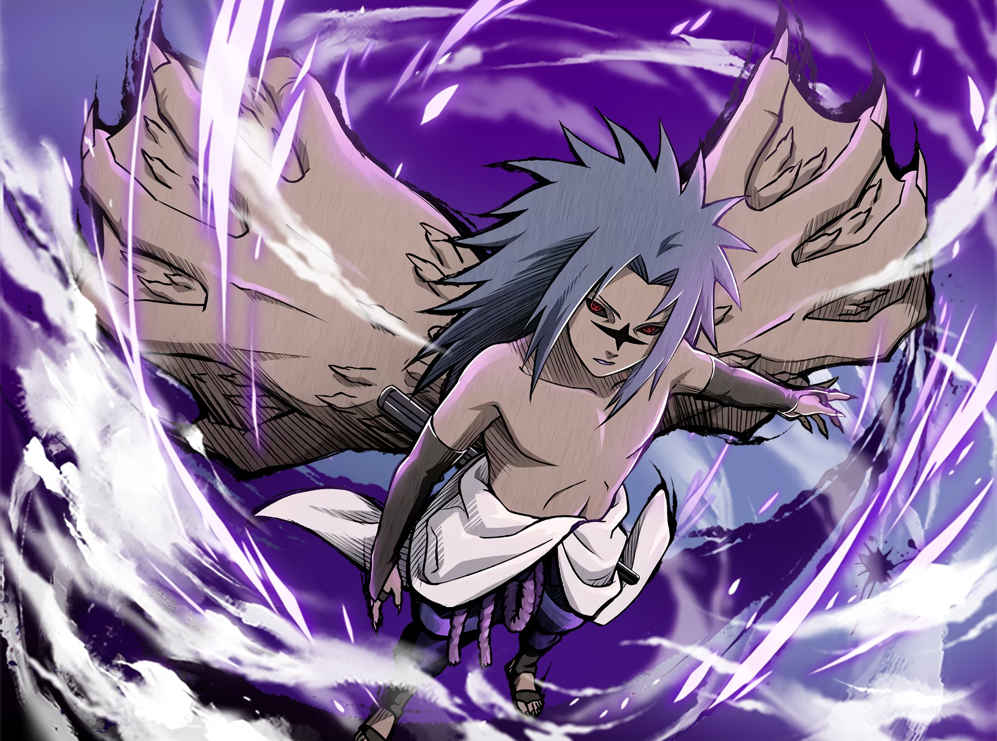 Curse Mark Sasuke Wallpaper