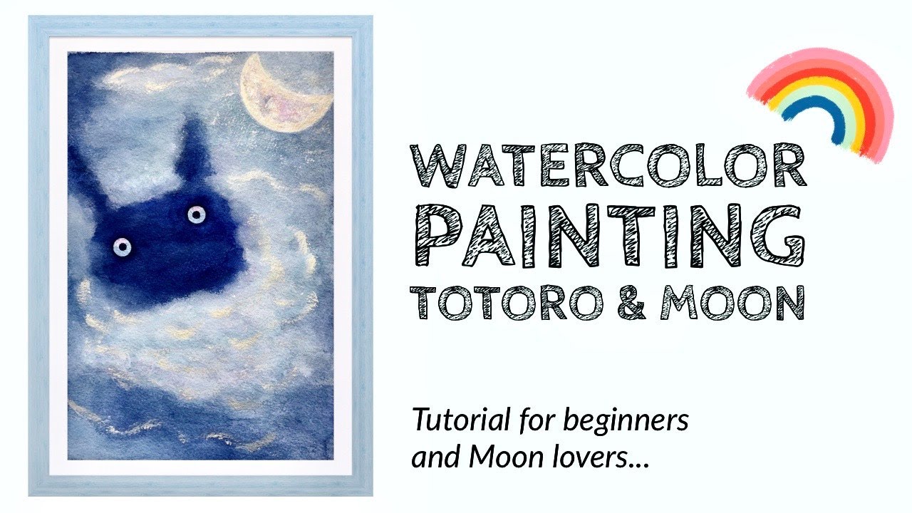 Watercolor Moon Tutorial