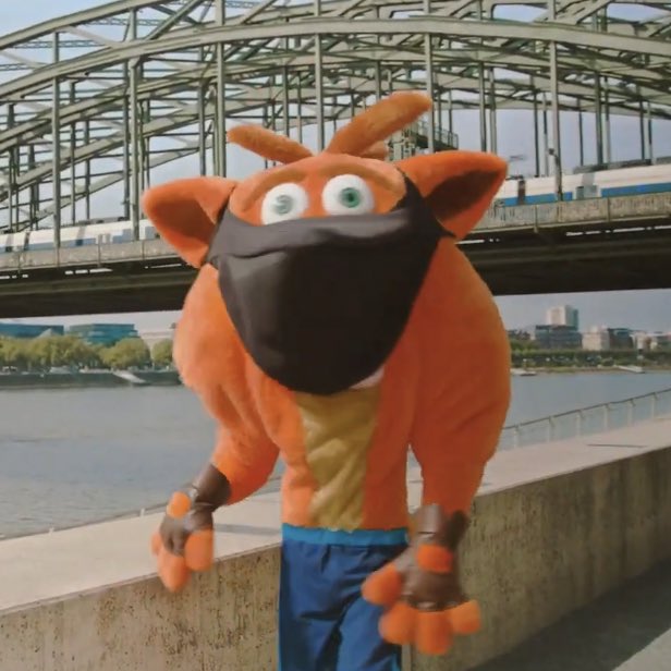 Crash Bandicoot Mask Costume