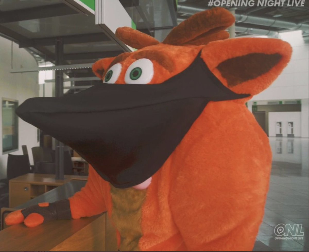 Crash Bandicoot Mask Costume