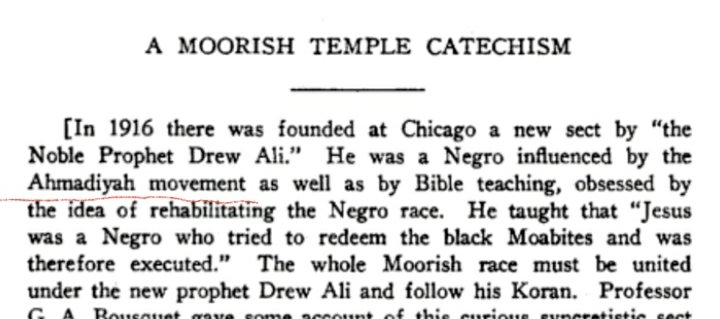 [Thread False Prophet of USA] Timothy Drew aka Noble Drew Ali who ...