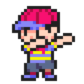 Ness Sprite Peace Sign