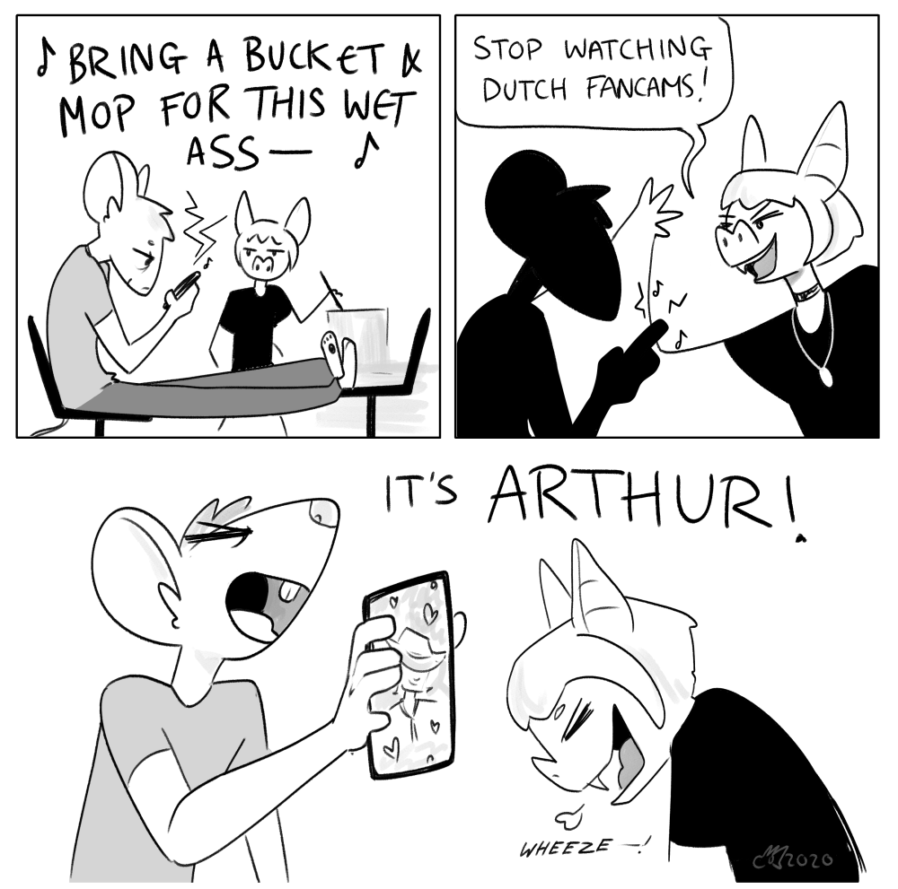 「im being bullied in my own home 」Screaming Rat 🐭 MCM Artist Alley L16の漫画