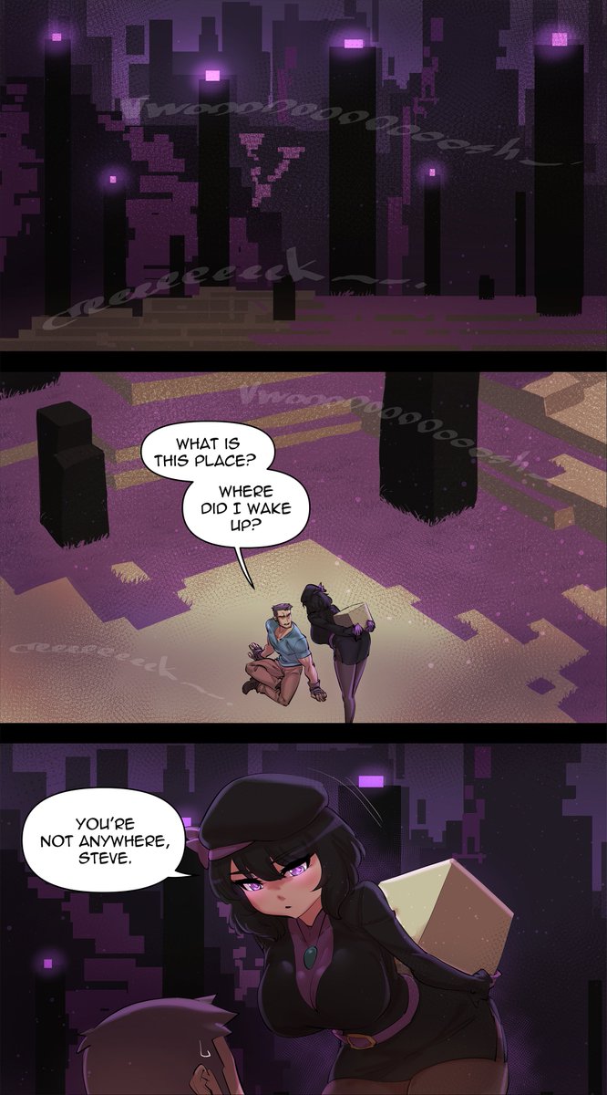 「MINECRAFT ANIME: Endergirl & The End 」Merryweather Comicsの漫画