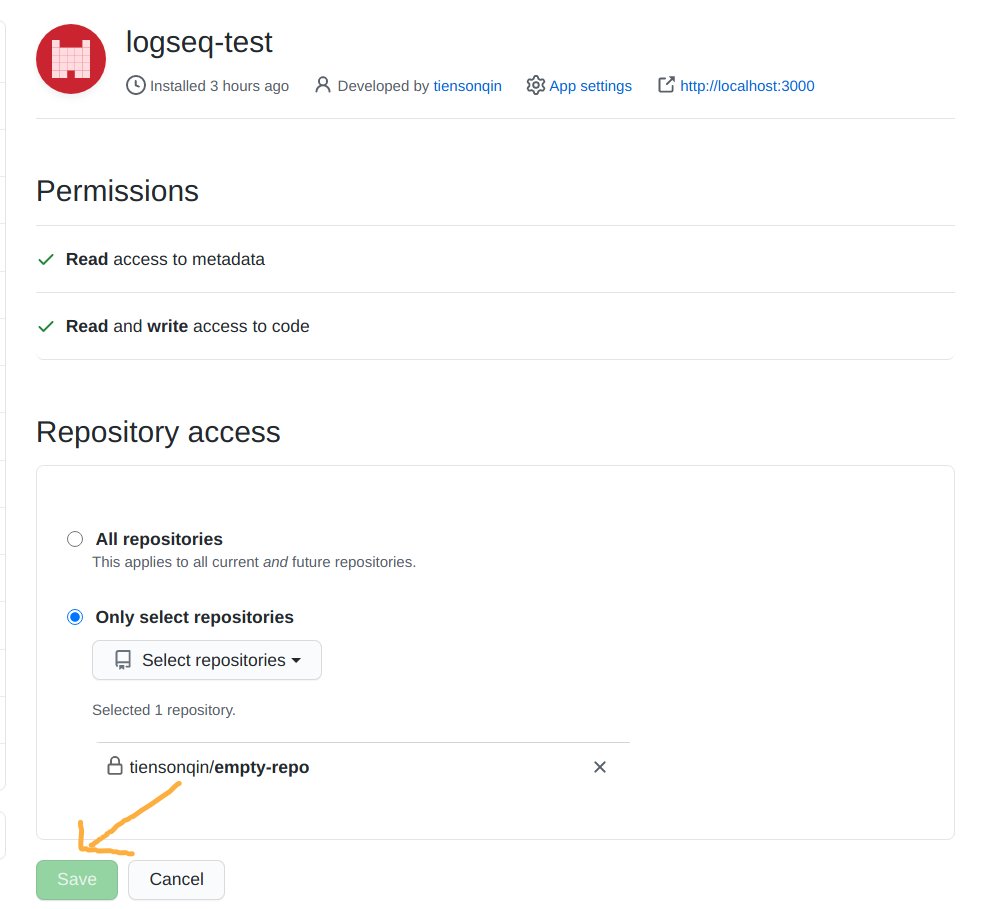 Logseq 🪵 on Twitter: "@github Could you make the save button always clickable so that our users ...