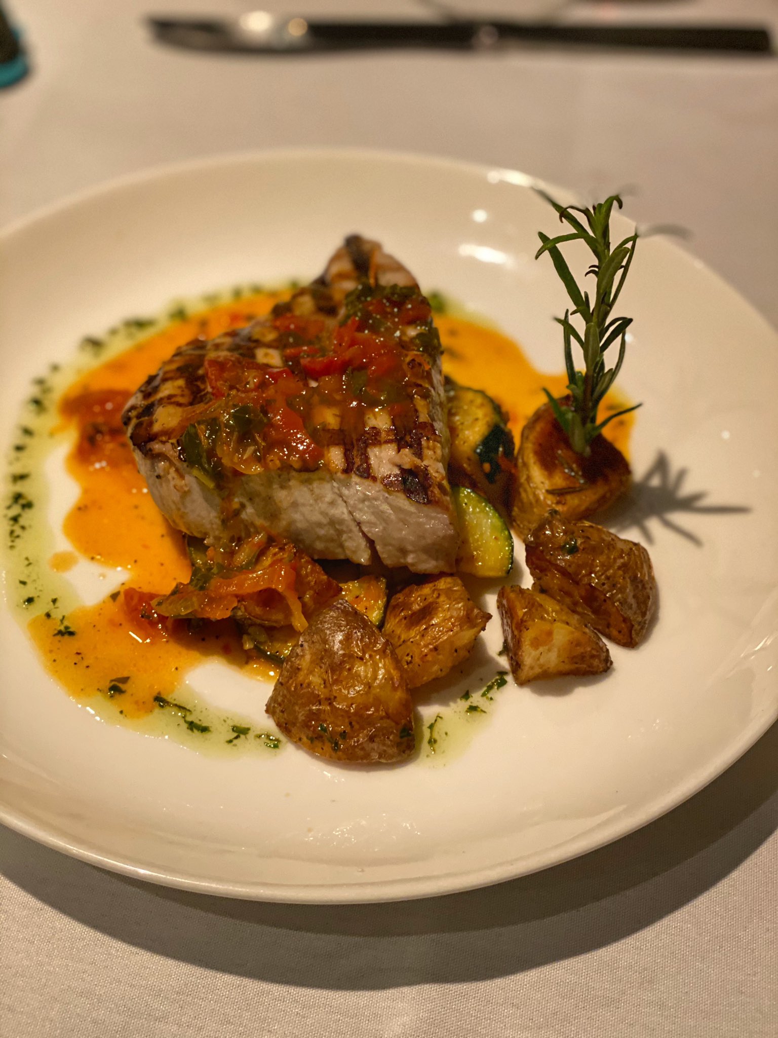 Taste MoCo on Twitter: "The yellowfin tuna at iL Pizzico in Rockville https://t.co/XDI3YbIFr2 ...