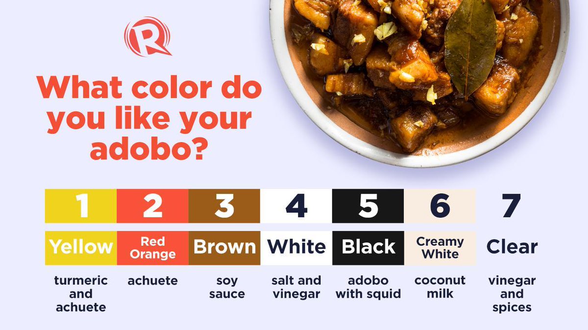 The United Colors of Adobo? Take your pick and may the best version win ...