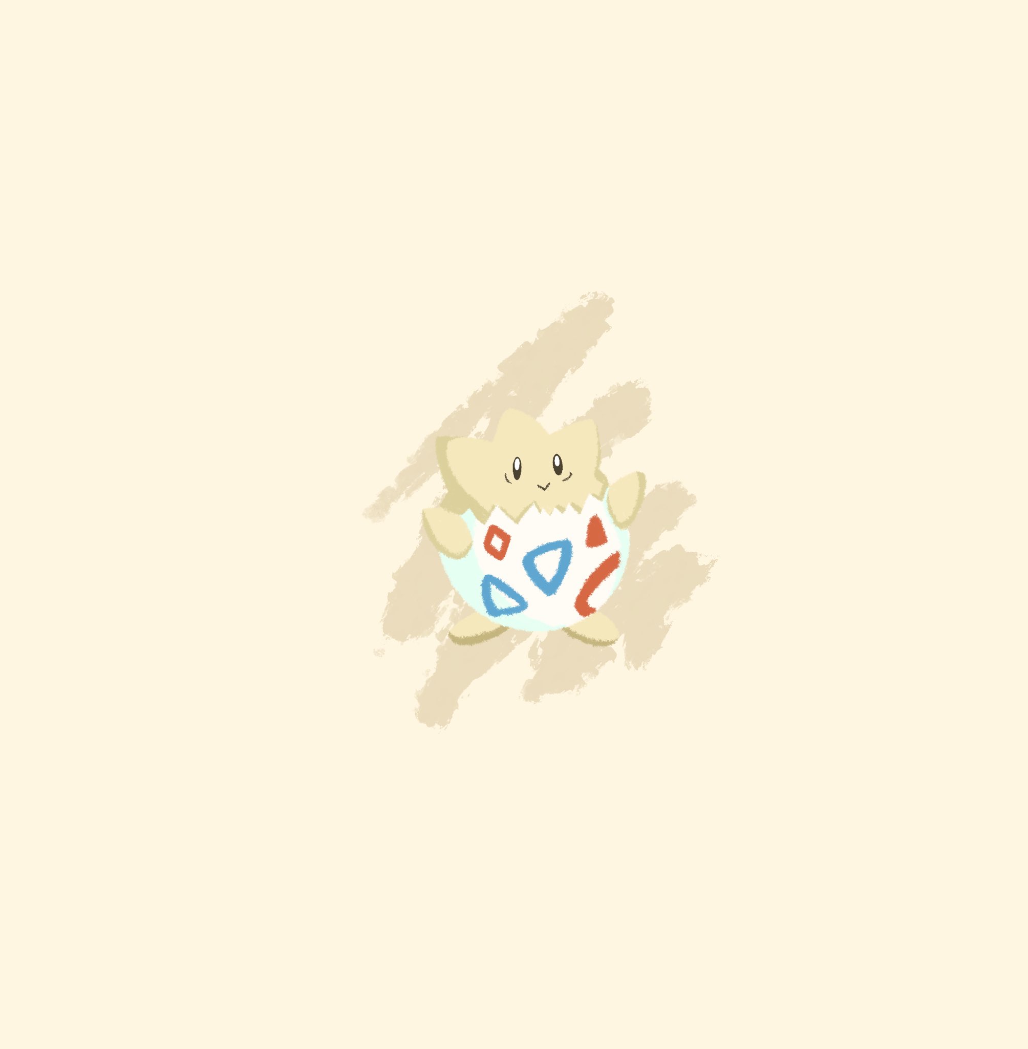 Togepi Pokemon Wallpaper Togepi Chibi Sticker | Fan Art | Cute Foodie