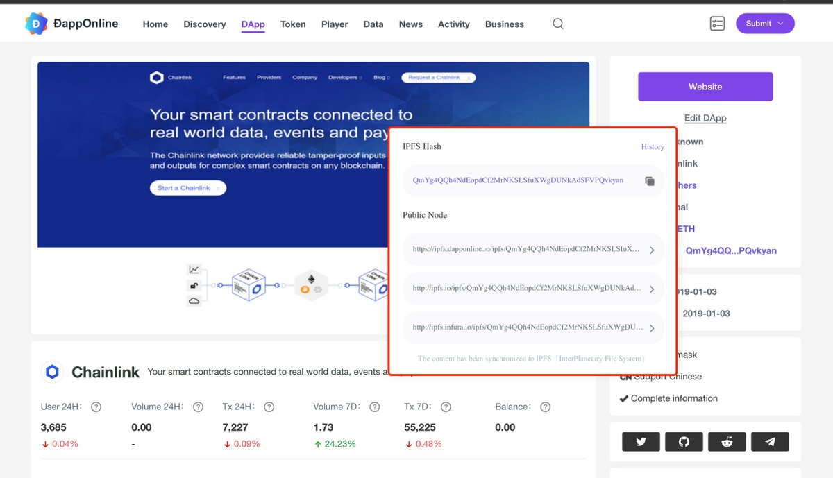 DappOnline.io on Twitter: "#filecoin #ipfs #DApp #tjwallet #FIL #SpaceRace #DappOnline @Filecoin ...