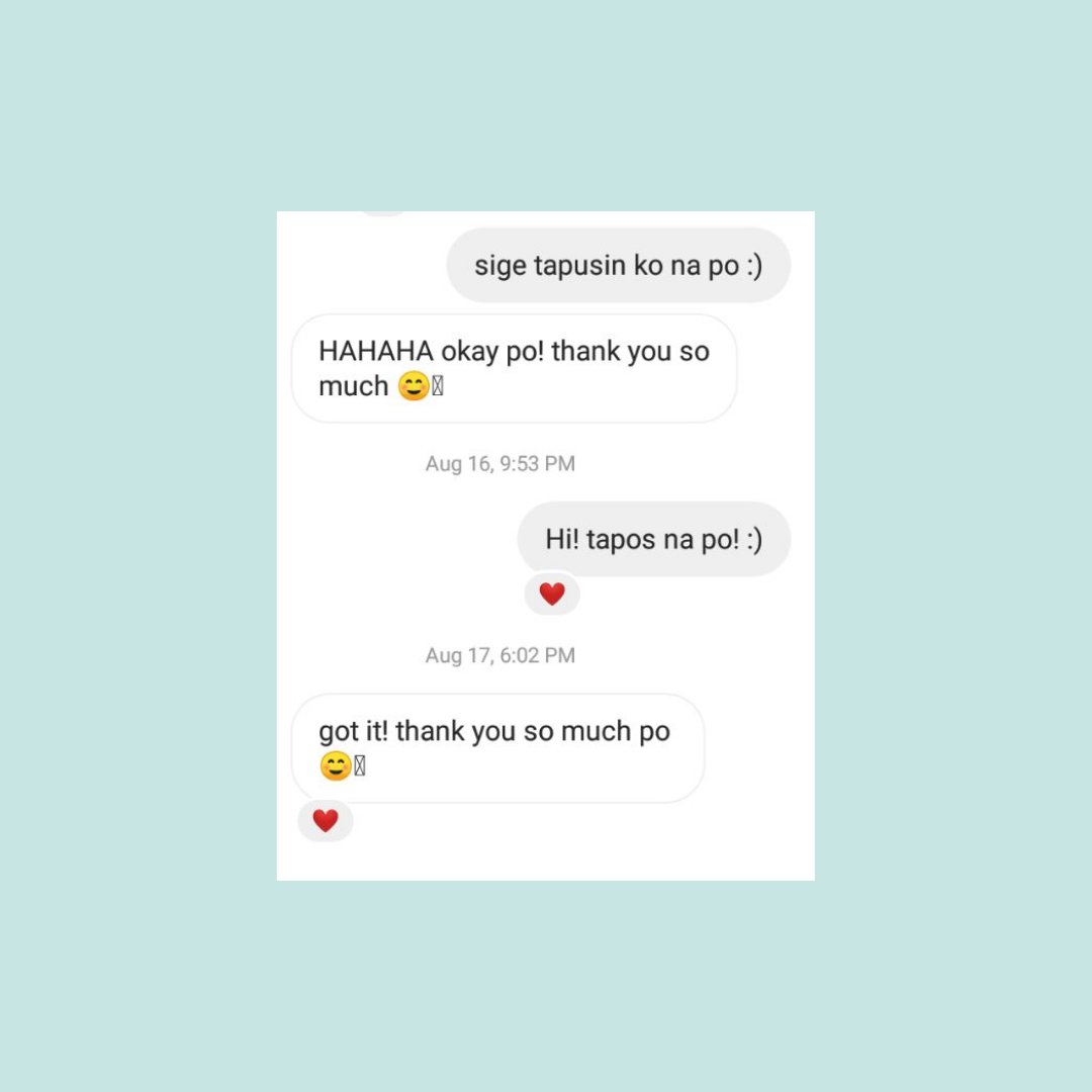 Acads Services PH // OPEN on Twitter: "proof of our service