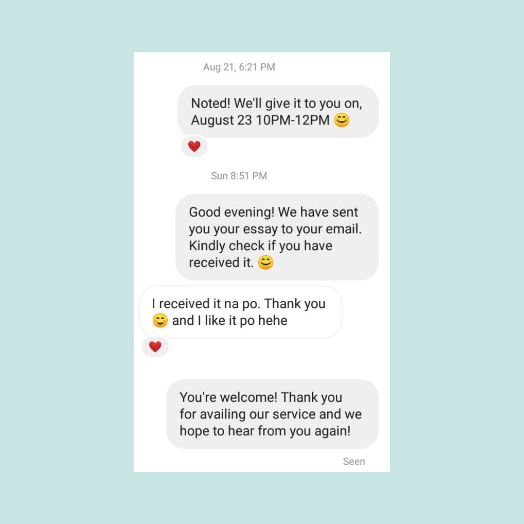 Acads Services PH // OPEN on Twitter: "proof of our service