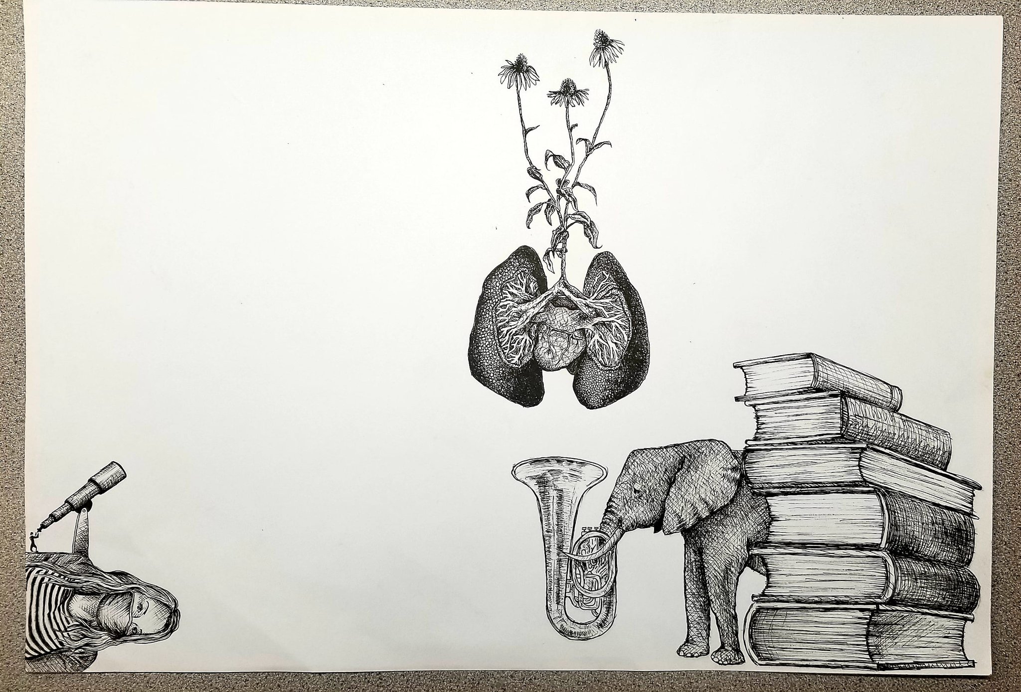 Bryan High Art on Twitter: "Mrs. Long's art 3 class have been working ...