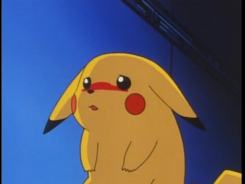 Pikachu Sad Face