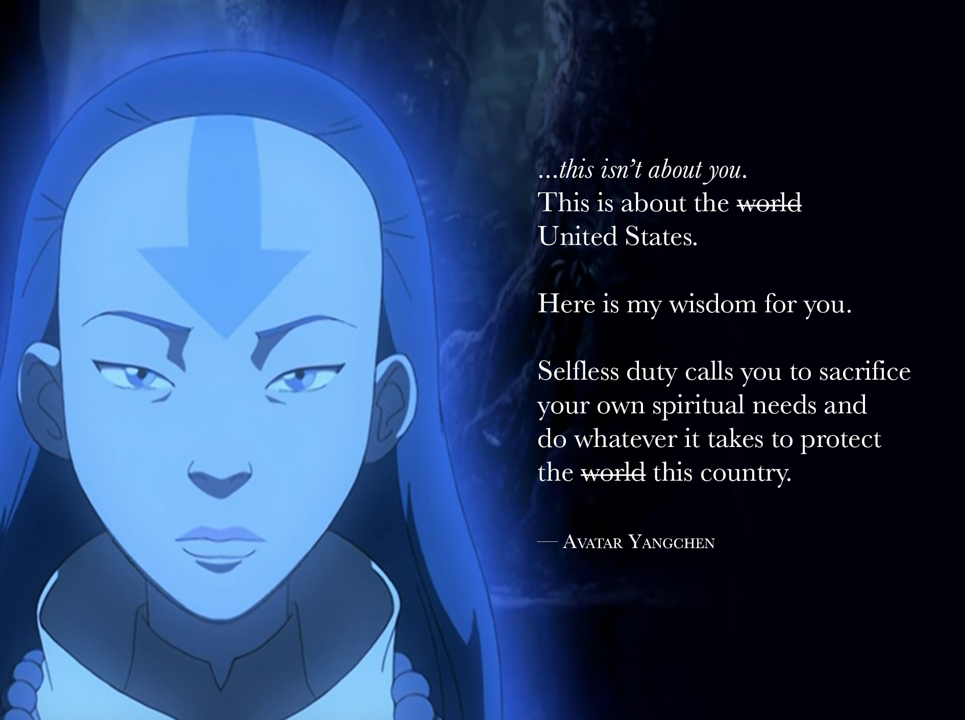 Avatar The Last Airbender Avatar Yangchen