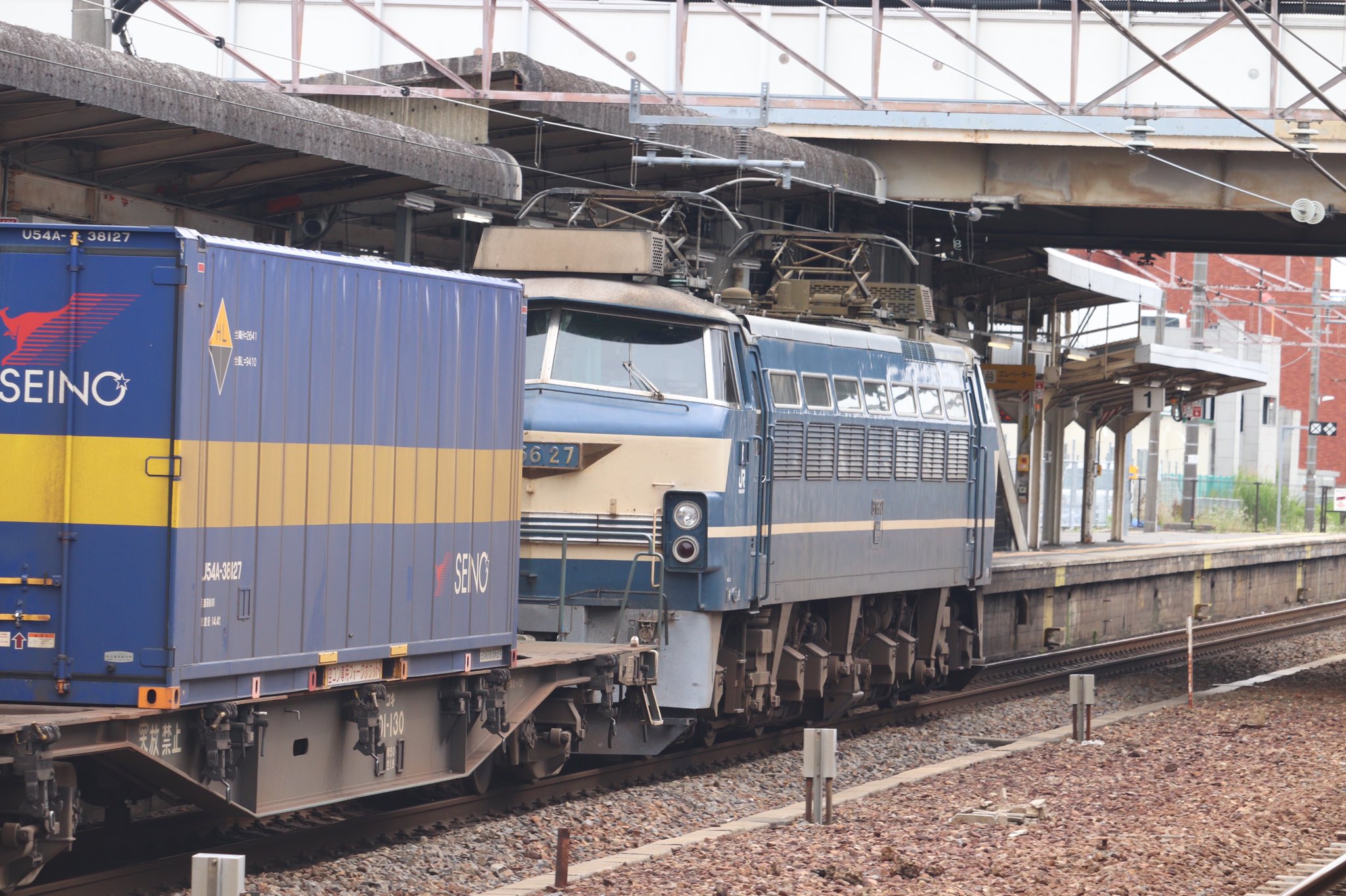 志摩風 on Twitter: "2059レ カンガルーライナーSS60 EF66 27 @野洲駅 8/29 https://t.co/8XaLO50Ryz" / Twitter