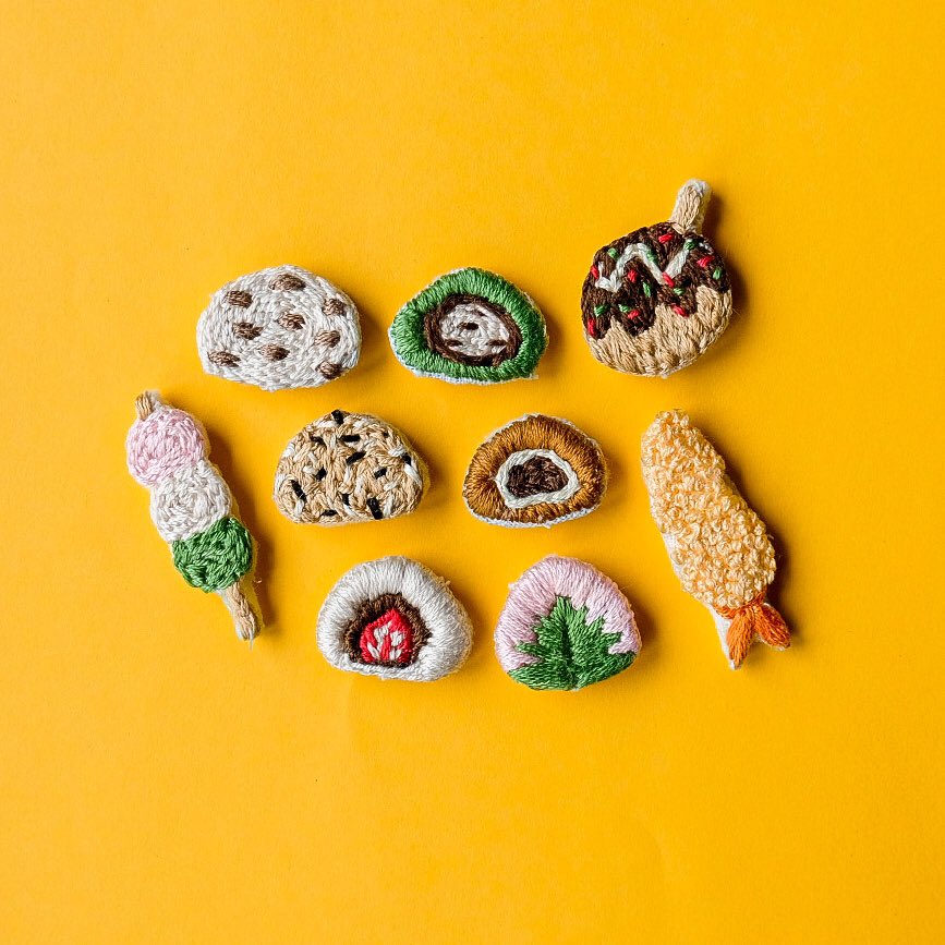 alli on Twitter: "making food art with different mediums 🍤🍙🍡 #artph # ...