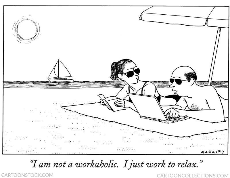 Workaholic Cartoon