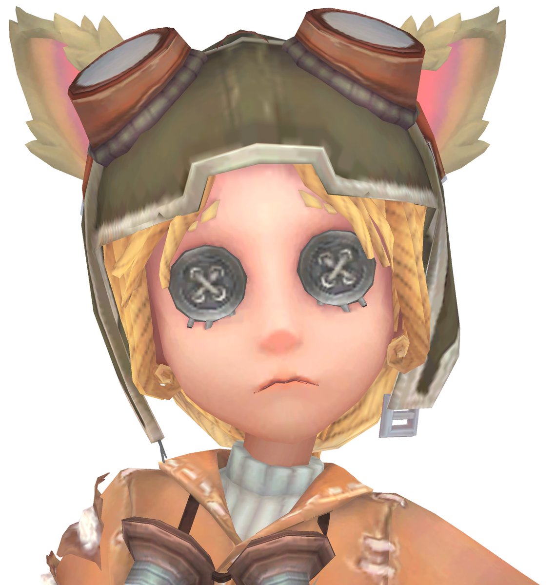 「Round 2. Tilted Mech's ear to fit her ha」|Identity V Art Referencesのイラスト