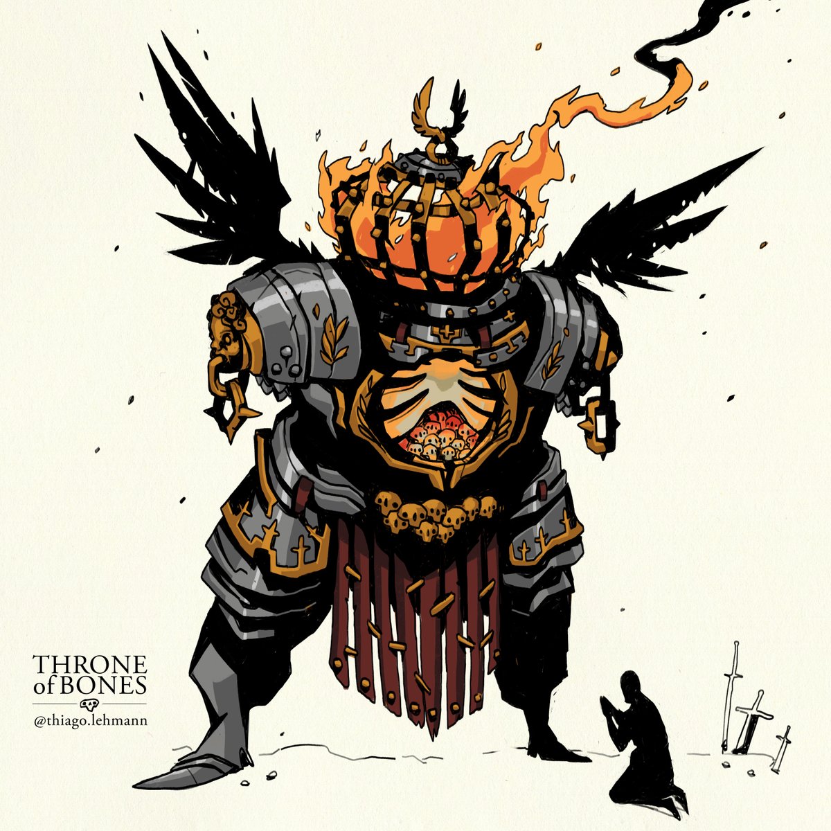 あんスタ「"A Furnace Angel is a colossal being of 」|Thiago Lehmann (2Minds)のイラスト