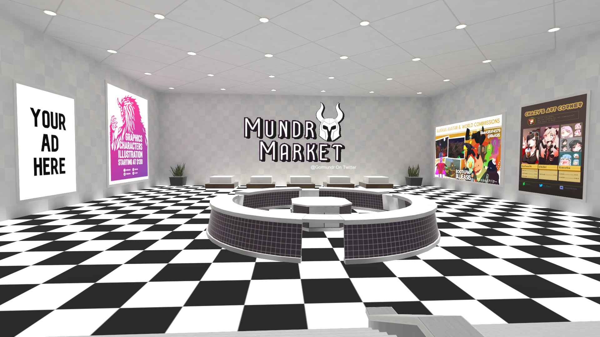 VRChat: Featured Worlds on Twitter: "Mundr-Market Mini by @gormundr A market to advertise ...