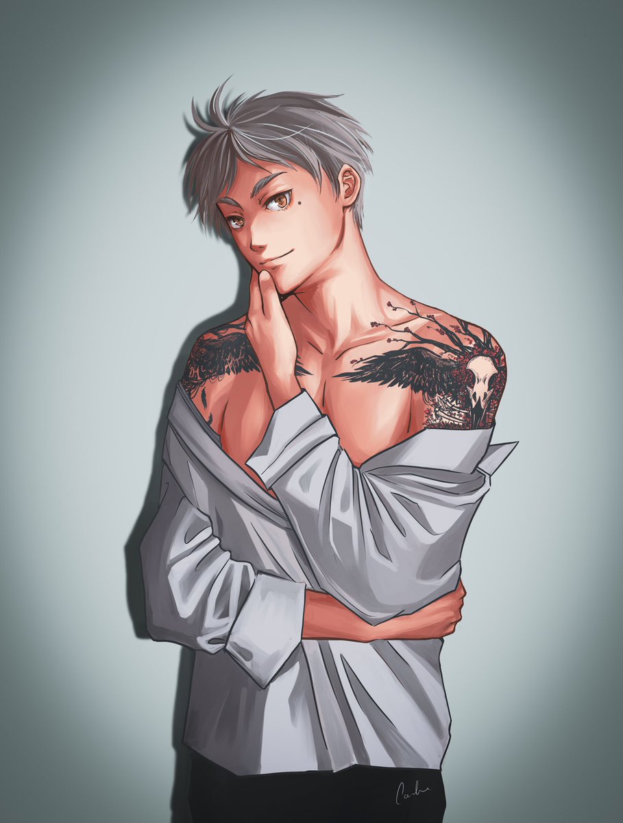 「mr. refreshing joins the haikyuu ink clu」|𝒄 𝒂 𝒄 𝒉 𝒆のイラスト