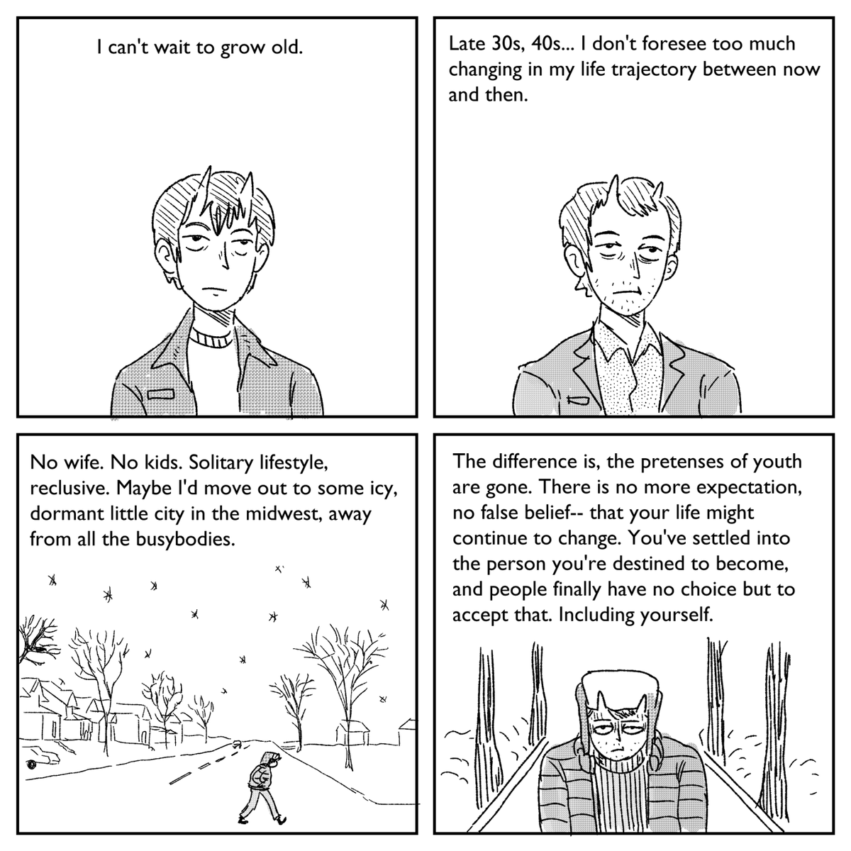 「Comic I made about aging, identity, and where I see myself i」Beany ...