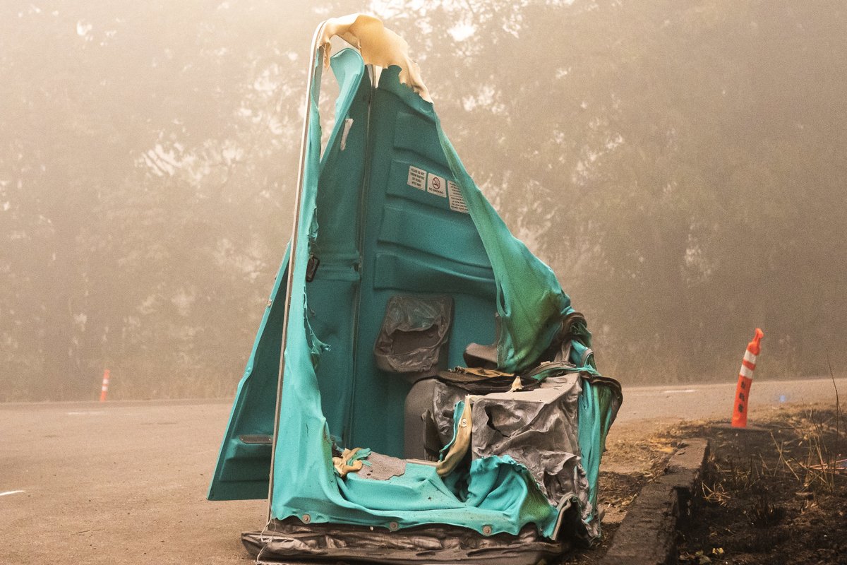 These pictures of melted objects show how powerful the fires in the ...