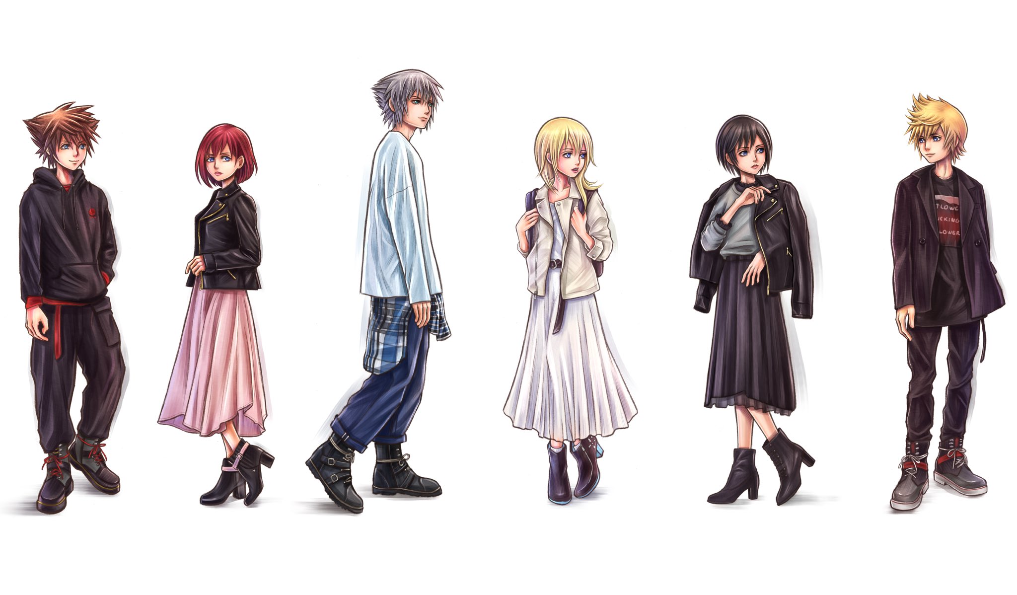 Kingdom Hearts Riku And Xion