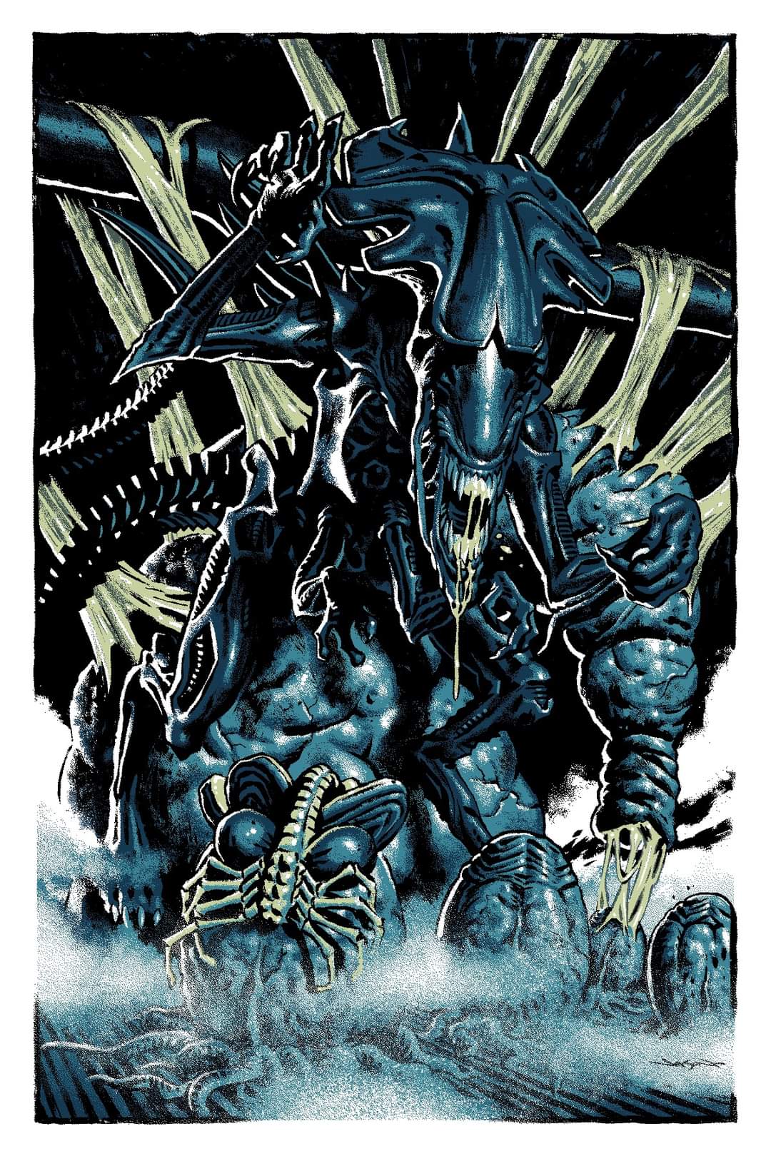 Xenomorph Chestburster Art