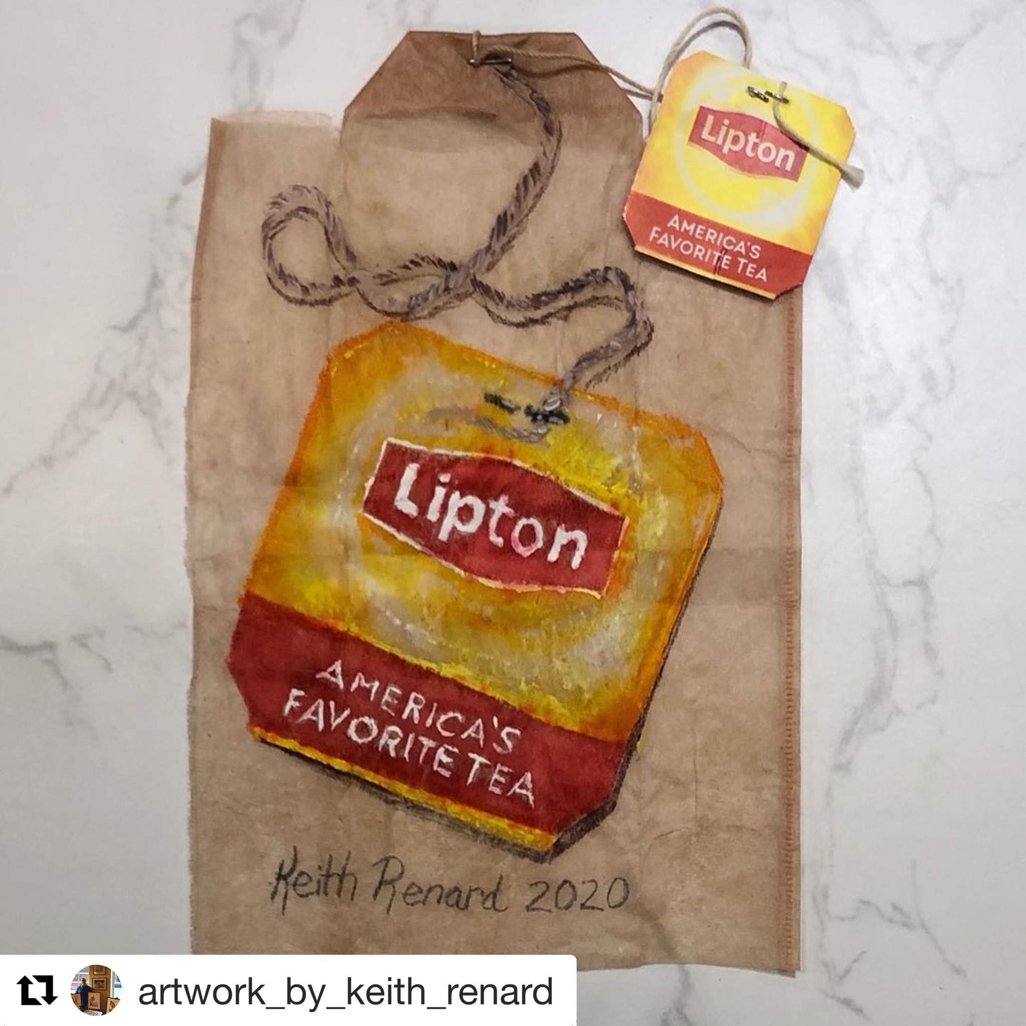 Lipton Tea Bag Label